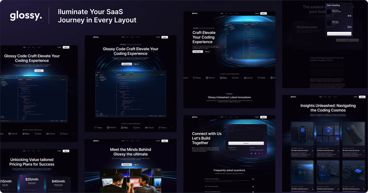 Blog V2 - Glossy - Webflow Ecommerce website template